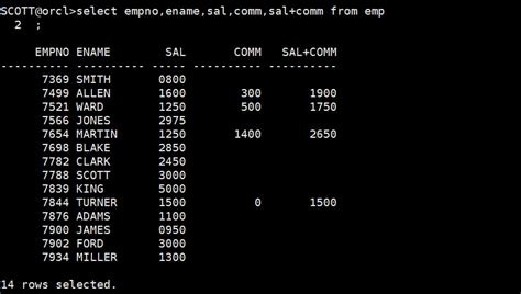 01、oracle基本select语句oracle Select Csdn博客