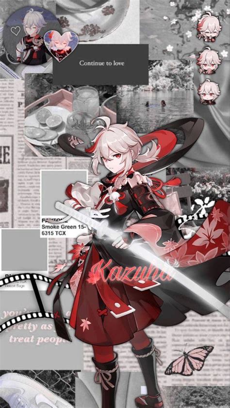 Обои с кадзухой Anime Wallpaper Desktop Wallpaper Art Cool Anime