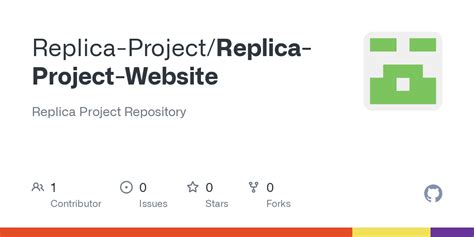 GitHub Replica Project Replica Project Website Replica Project Repository