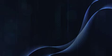 Digital Technology Futuristic Internet Network Connection Dark Black Background Blue Abstract