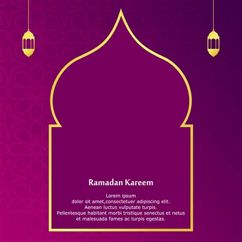 Design Template With Islamic Theme 17641838 Vector Art At Vecteezy