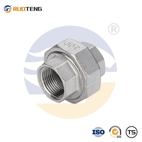 Ruoteng Stainless Steel Pipe Fitting SS304 BSPT NPT Female Threaded