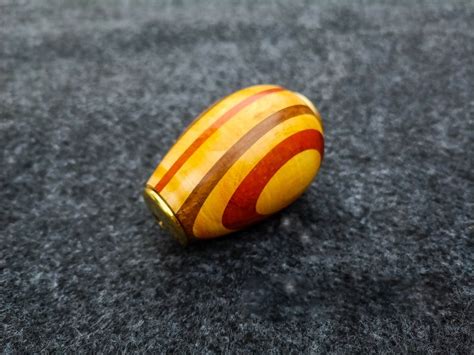 Wooden Fancy Kaleidoscope Egg Shape Kaleidoscope Collectible Decor