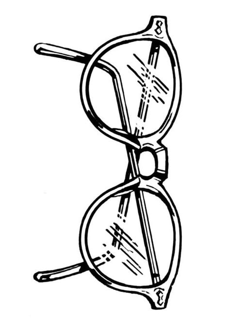 Dibujo De Gafas Para Colorear Img