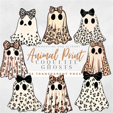 Boujee Ghost Clipart Coquette Ghost Clipart Boujee Ghost Png Cute Ghost Png Retro Ghost Clipart