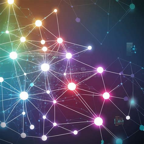 Neural Network Visualization Background Stock Illustration Illustration Of Network Financial