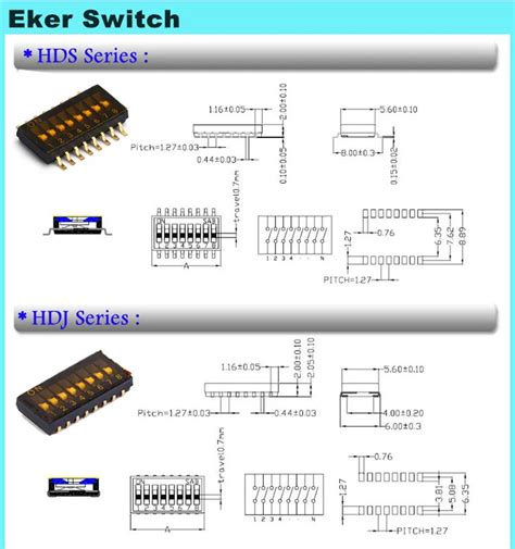 5 Position 1 27mm Smd Dip Switch Buy 5 Position 1 27mm Smd Dip Switch