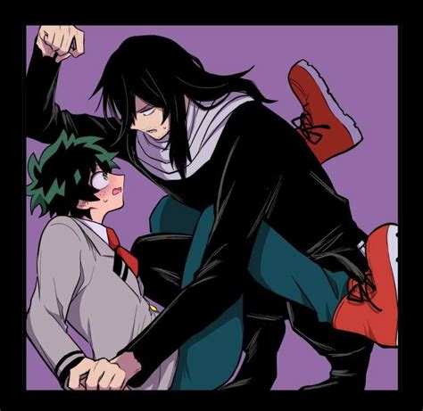 20 Aizawa X Deku ý Tưởng Siêu Anh Hùng áo Cánh Voan Hình ảnh