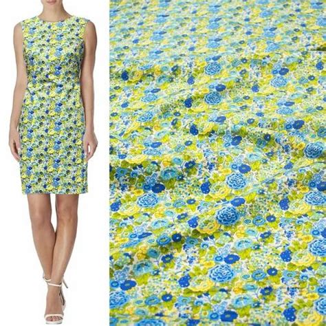 Poly Organza Fabrics Printing Service Job Work At Rs 100 Meter Fabric