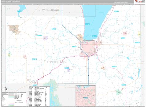 Map Of Fond Du Lac Wisconsin
