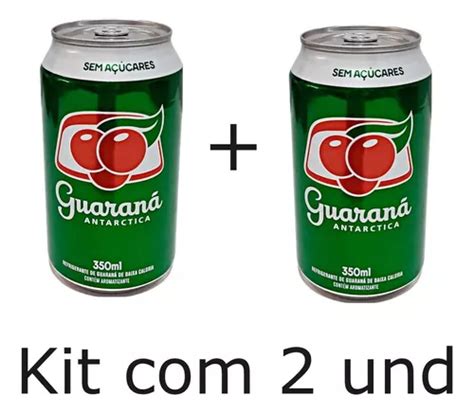 Refrigerante Guarana Antarctica Zero Açucar Lata 350ml Mercadolivre