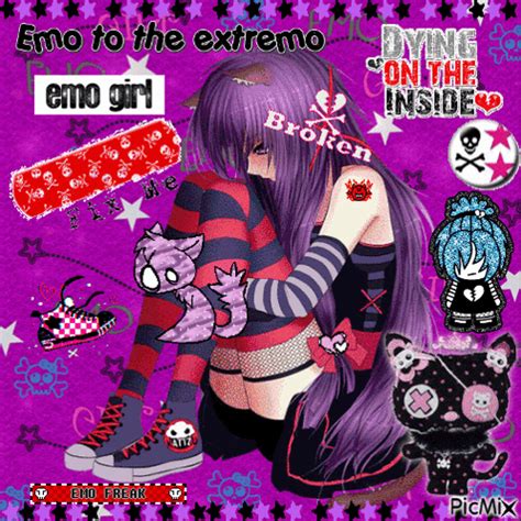 Anime Emo  Anime Emo Girl Descubre Y Comparte 