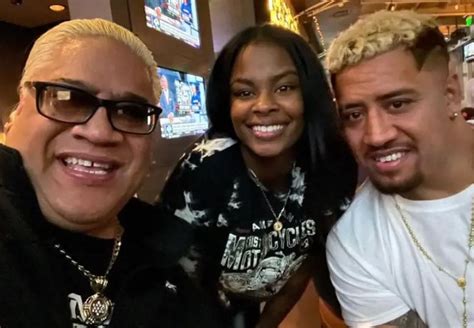 Joseph And Almia Fatu With Solofa Fatu Wrestler Wrestling Solofa Fatu