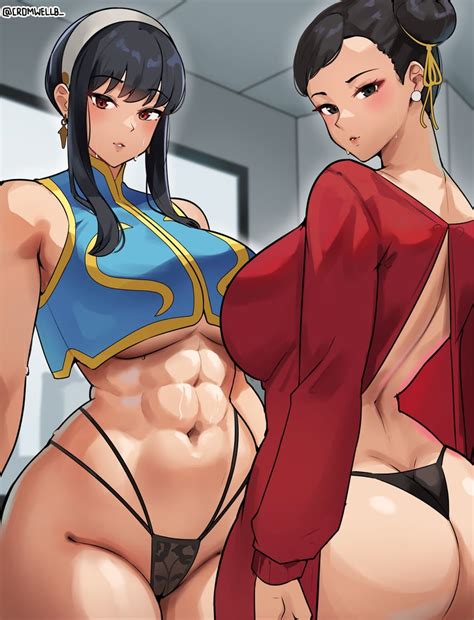 Yor Briar And Chun Li Street Fighter And 2 More Drawn By Cromwellb
