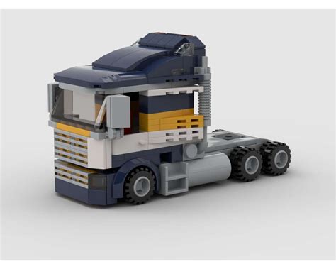 Lego Moc Highway Truck By Lomac Rebrickable Build With Lego
