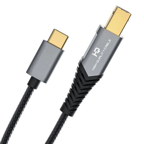 Fiio Ld Tc1 Câble Usb C Mâle Vers Usb B Mâle Cuivre Monocristallin