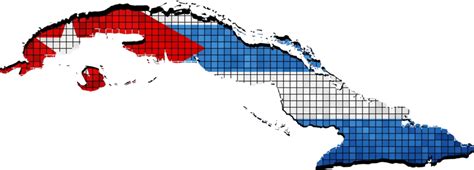 Cuba Map With Flag Geography Map Border Vector Geography Map Border