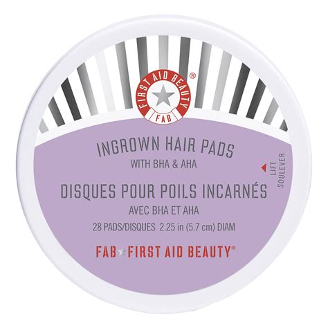 Ingrown Hair Pads Disques Pour Poils Incarnés aux BHA AHA de FIRST