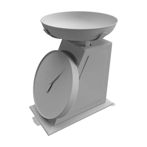 Premium Photo 3d Rendering Scale On White Background