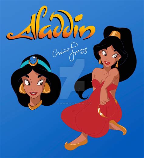 Aladdin Jasmin Red Dress By Ilmondodiken On Deviantart