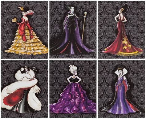 The Red Queen Maleficent Mother Gothel Cruella De Vil Ursula The