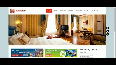 Php Project On Hotel Booking System With Mysql Database Youtube
