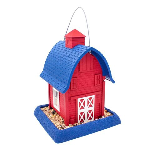 North States Americana Barn Birdfeeder 9054 The Home Depot
