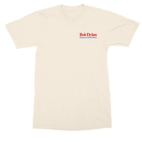 Bringing It All Back Home Album Cover T Shirt Bob Dylan Official Store