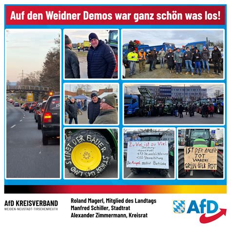 Weidner Demos 08 01 2024 Afd Weiden Kreisverband