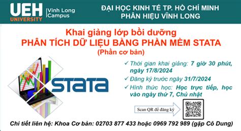 Ueh Phân Hiệu Vĩnh Long Thông Báo Chiêu Sinh Lớp Bồi Dưỡng Phân Tích Dữ