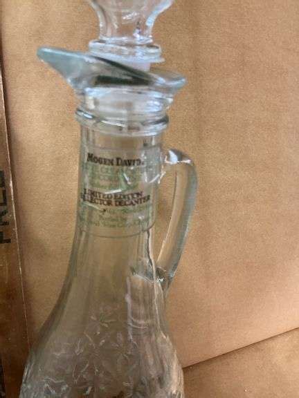 Mogen David Limited Edition Collectors Decanters Schultis And Son Inc