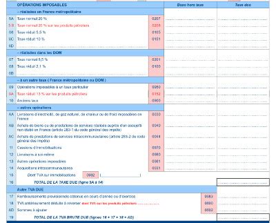 Remplir La D Claration De Tva Ca Assistant Juridique Fr