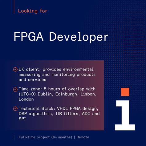 Gaby Buzulan On Linkedin ⚡️new Job Opening Fpga Developer Full Time 6 Months We Are Seeking