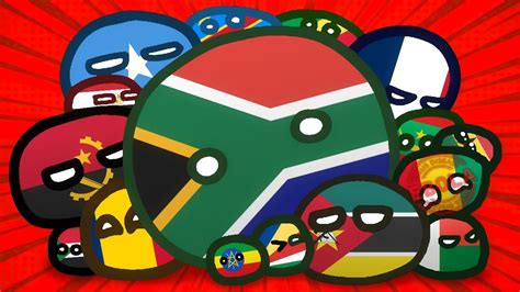 Countryballs Africa Map