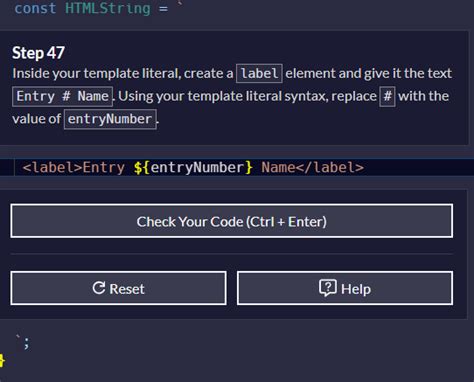 learn form validation by building a calorie counter step 47