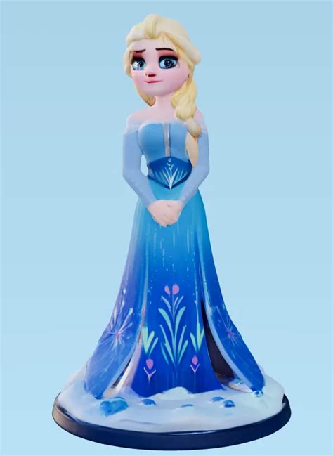Elsa Free 3d Print Model Makerworld