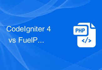 Codeigniter Vs Fuelphp Which Framework Is Better For Developing Restful Apis Php Tutorial Php Cn