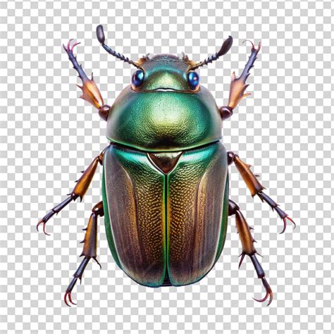 A Large Green And Brown Beetle With Long Antennae And Legs On