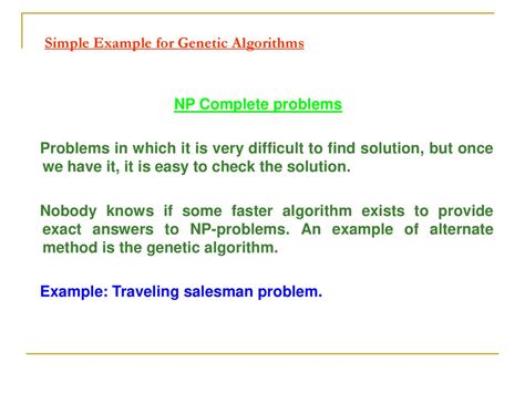 Genetic Algorithms Team Members For Presentation Durga Mahesh Arikatla