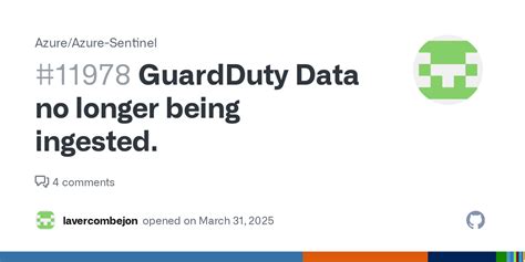 Guardduty Data No Longer Being Ingested · Issue 11978 · Azureazure