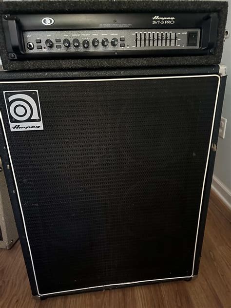Bass Ampeg Half Stack Svt 410hln Cab Svt3pro Head Reverb