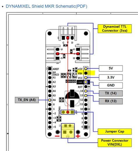 Using VIN Pin On Dynamixel MKR Shield Technical Support ROBOTIS