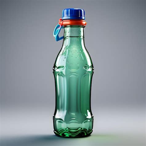 Premium Photo A Green Bottle
