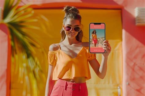Premium Photo Craft A Visually Appealing Mobile Ad For A Fashion