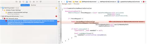 Objective C No Visible Interface For Rbqfetchedresultscontroller