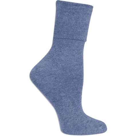 Womens Turn Cuff Socks 3 Pack
