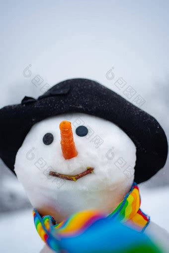 雪人立冬高清图片 雪人立冬素材 包图企业站