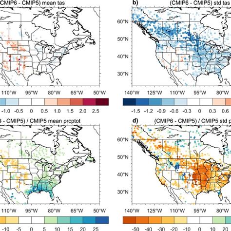 Difference Between Coupled Model Intercomparison Project Phase 6 Download Scientific Diagram