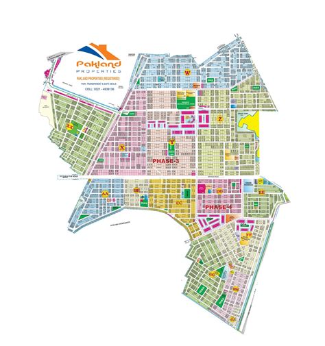 Dha Phase 6 Lahore Map