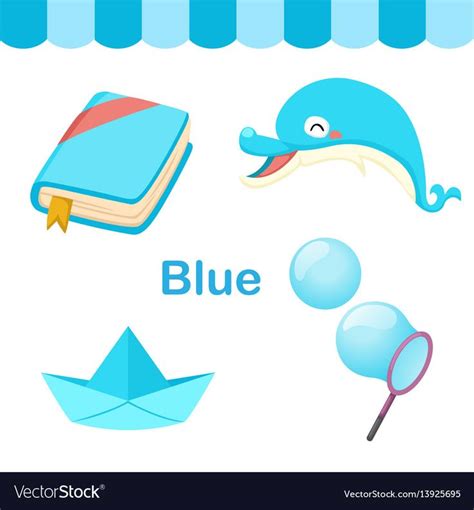 isolated color blue group vector image on vectorstock color